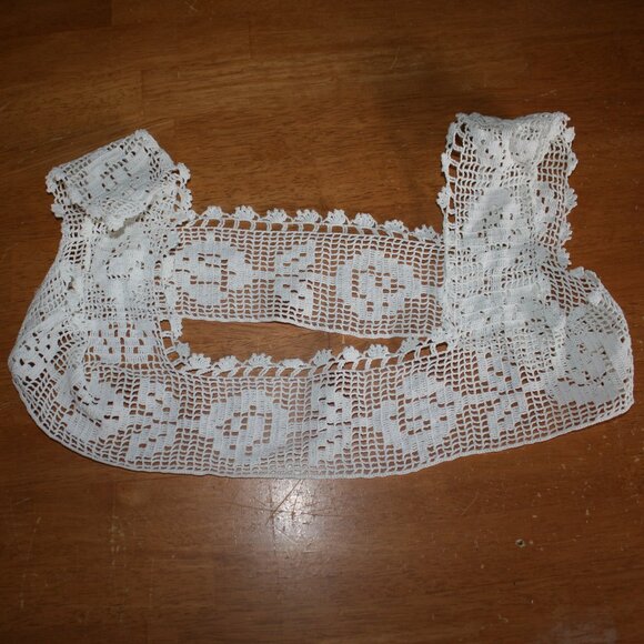 Artisan | Office | Artisan 311 Crochet Yoke Topper Floral Neckline ...